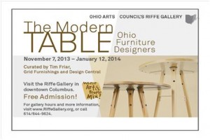 The Modern Table exhibition at the Riffe Gallery @ stephenyusko.com